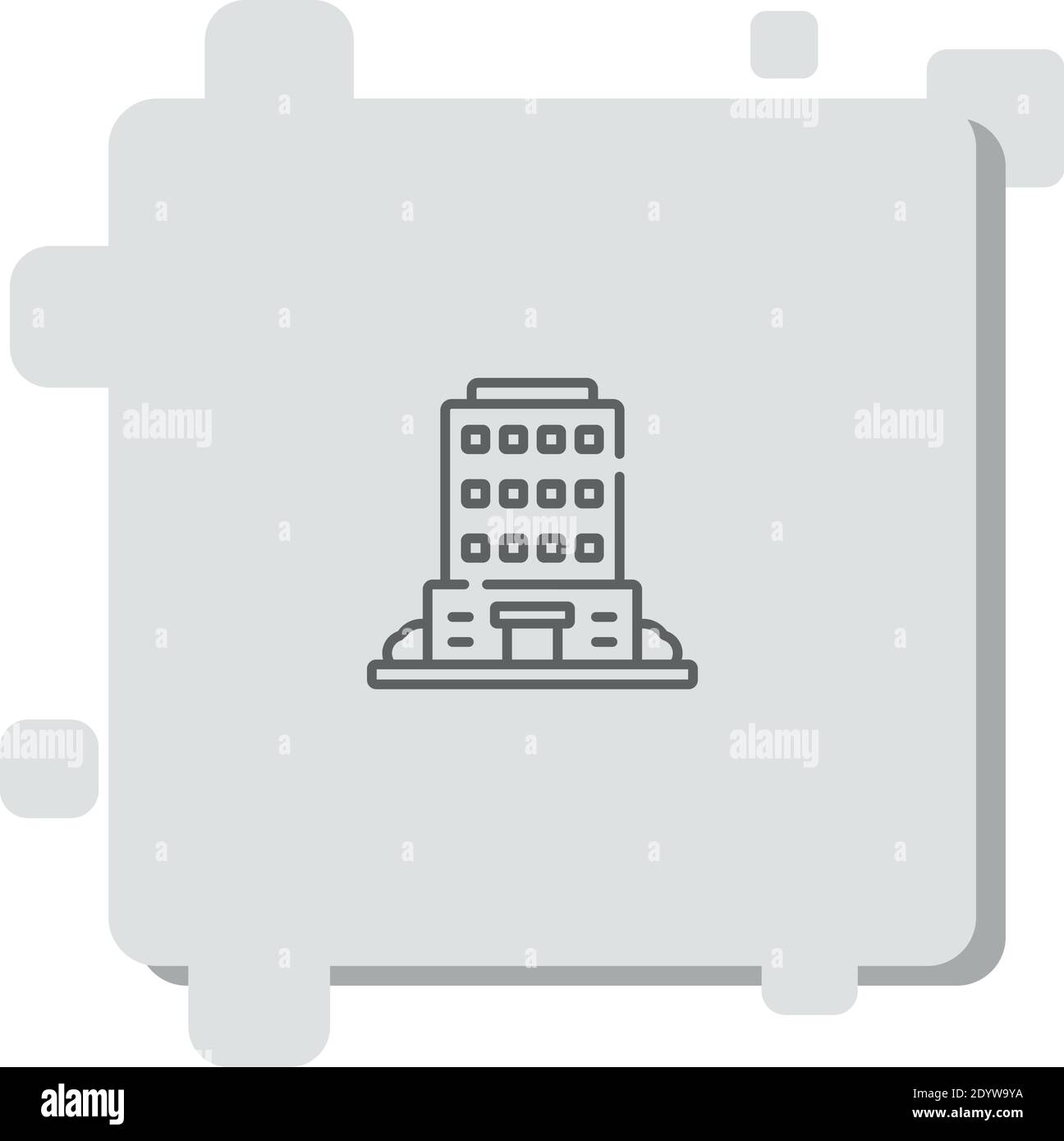 office vector icon modern simple vector illustration Stock Vector Image ...