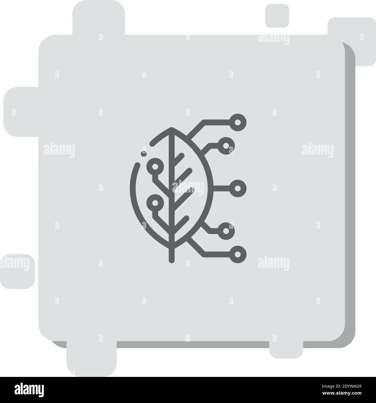 leaf vector icon modern simple vector illustration Stock Vector Image ...