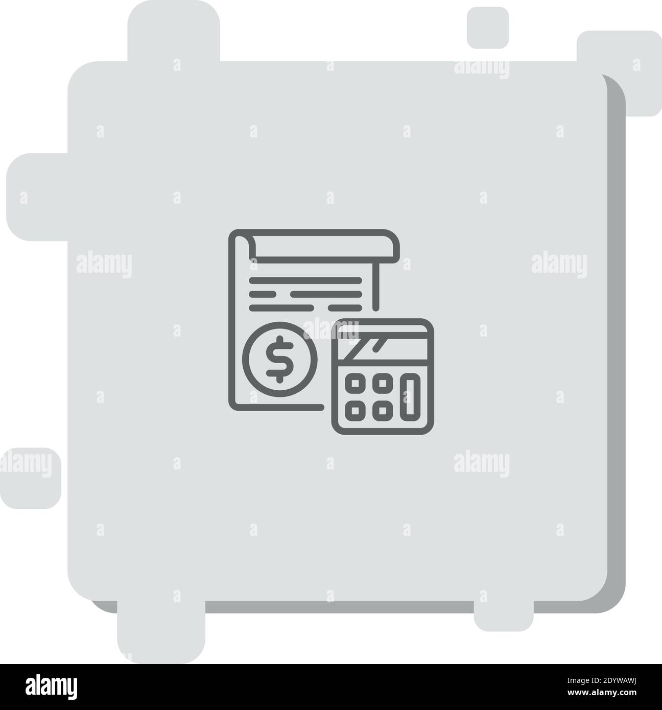 Budget diagram icon black Cut Out Stock Images & Pictures - Alamy