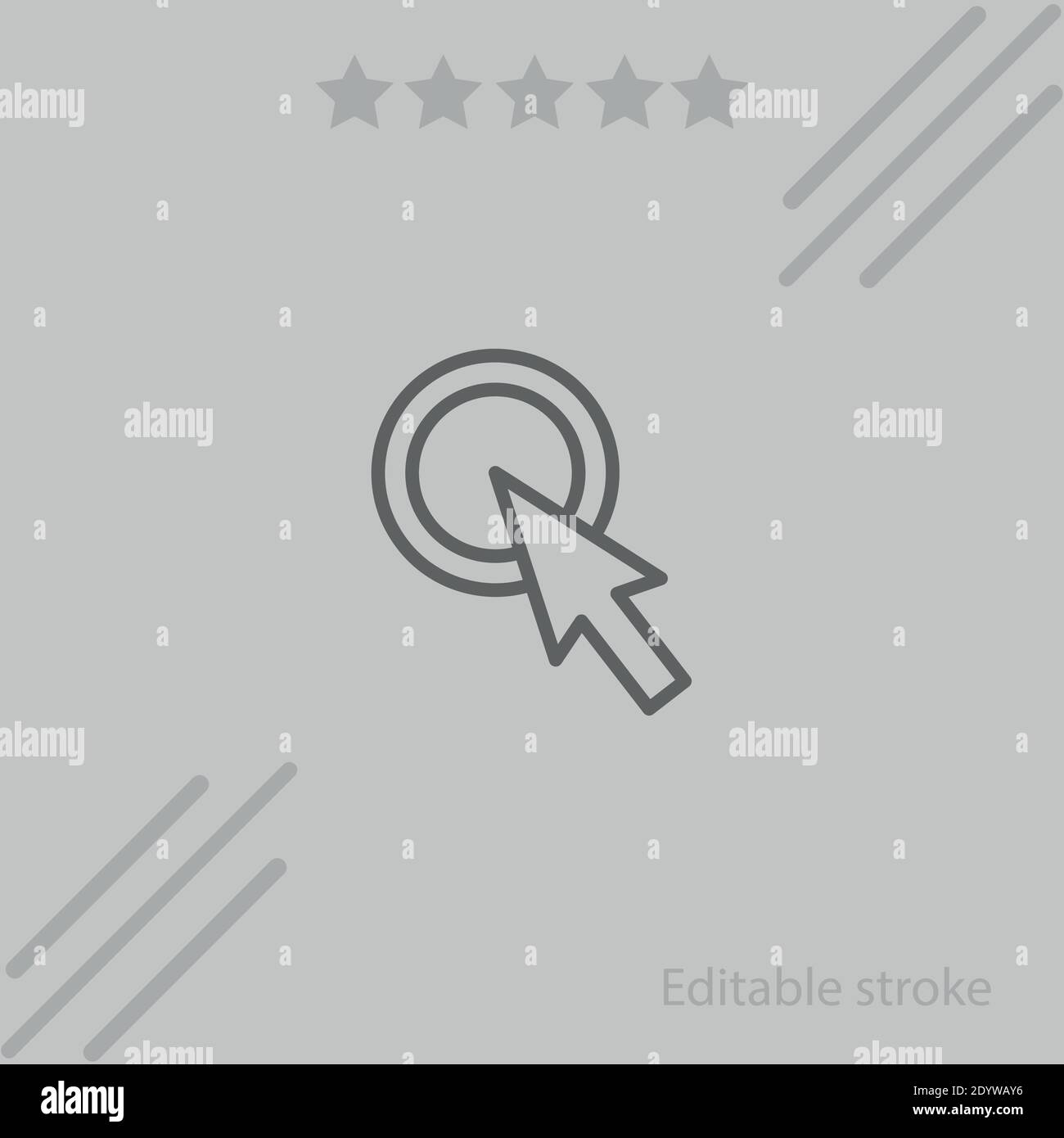 cursor vector icon modern simple vector illustration Stock Vector Image ...