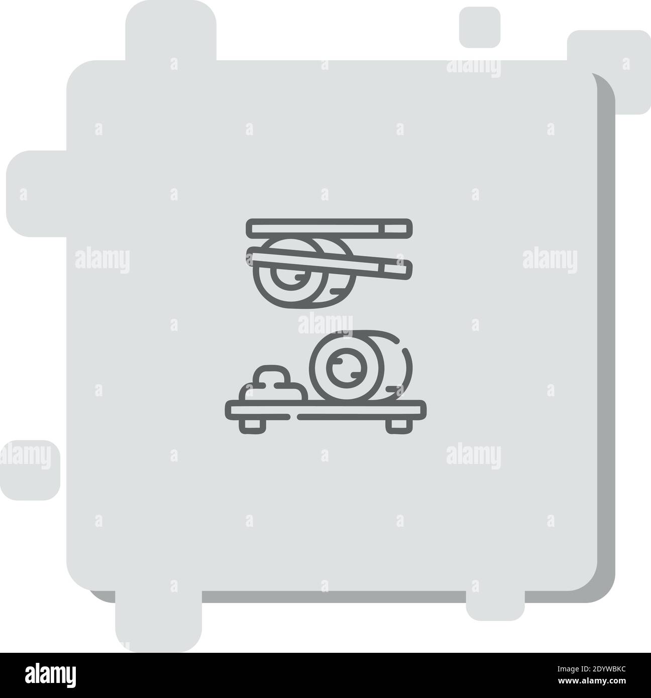 sushi vector icon modern simple vector illustration Stock Vector Image ...