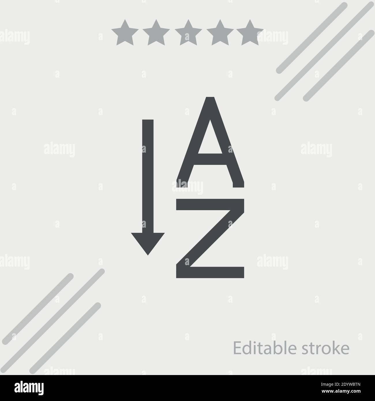 sort vector icon modern simple vector illustration Stock Vector Image ...