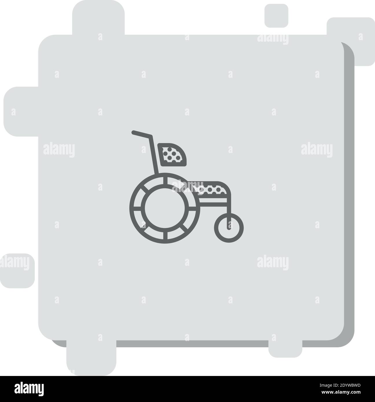 wheelchair vector icon modern simple vector illustration Stock Vector ...