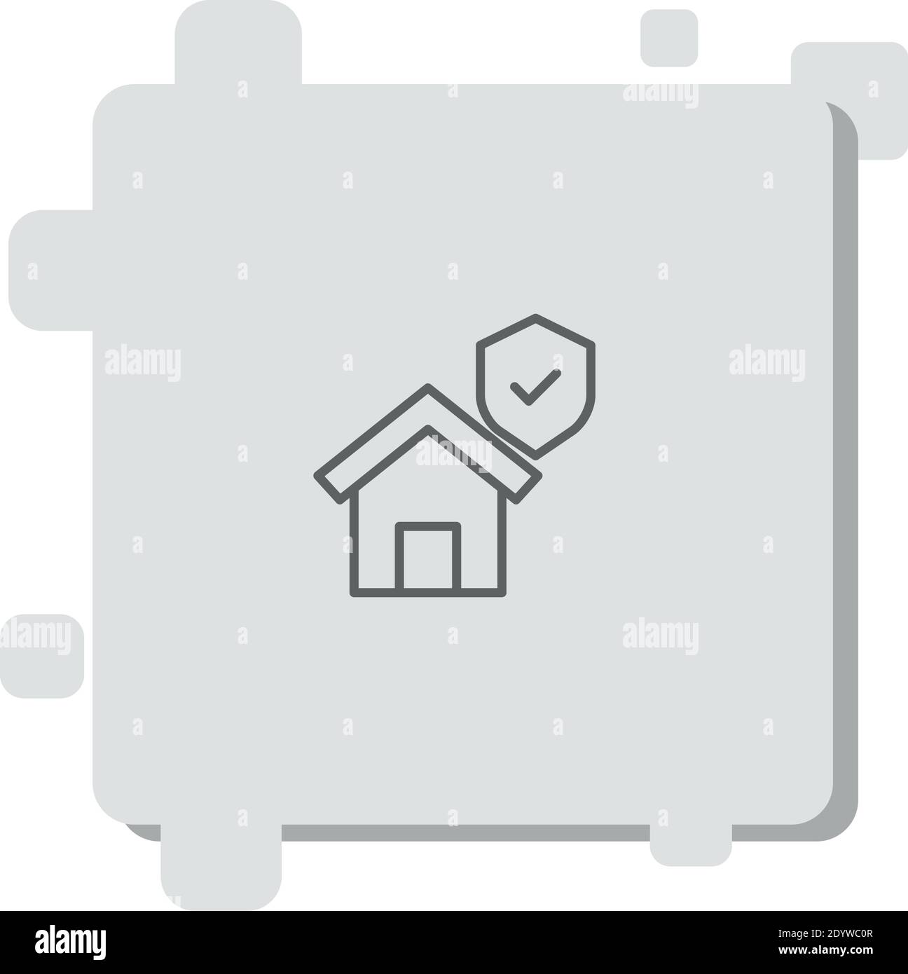 home insurance vector icon modern simple vector illustration Stock ...