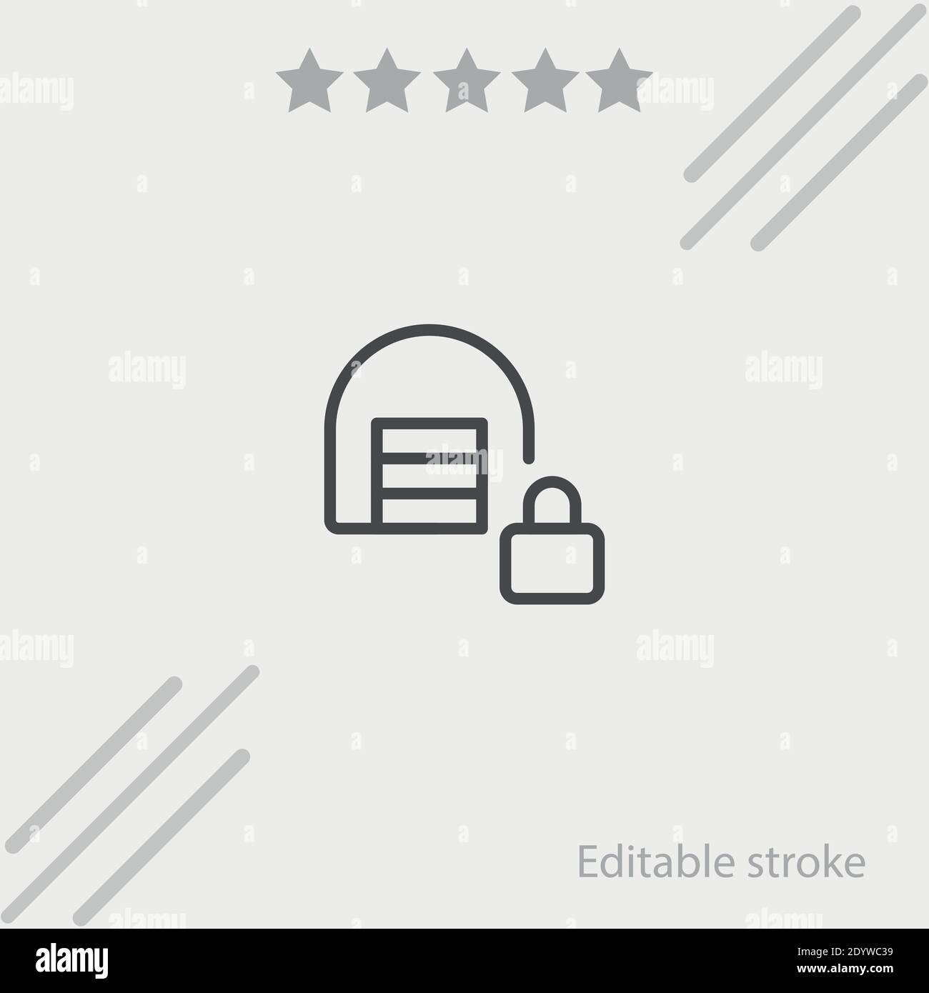 locked vector icon modern simple vector illustration Stock Vector Image ...