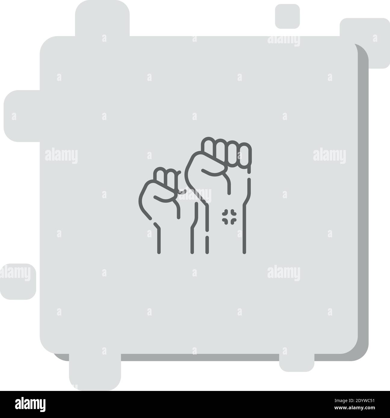 protest vector icon modern simple vector illustration Stock Vector ...