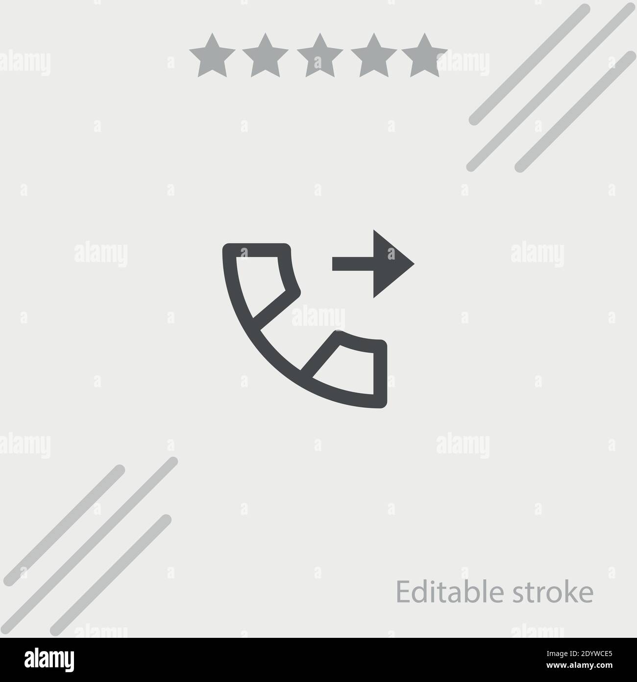 forward call vector icon modern simple vector illustration Stock Vector ...