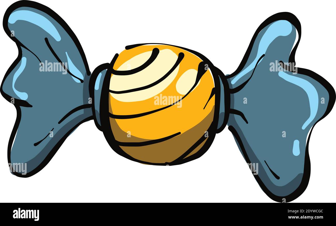 Big candy, illustration, vector on a white background Stock Vector ...