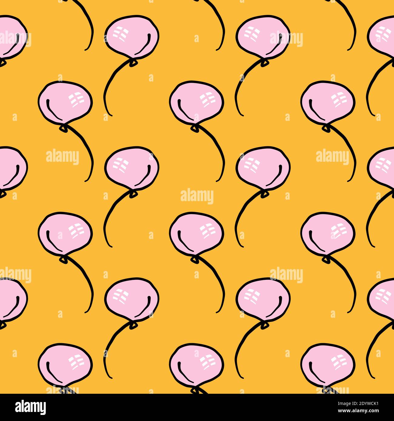 Seamless pattern cute pink Stock Vector Images - Alamy