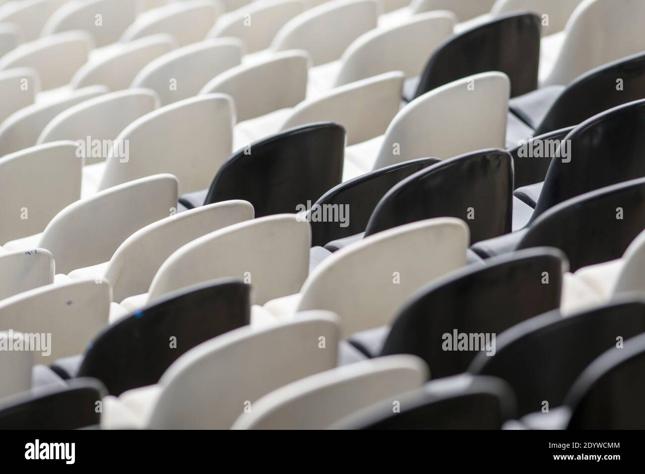 Rio, Brazil - december 27, 2020: empty seats in the stadium due to the ...