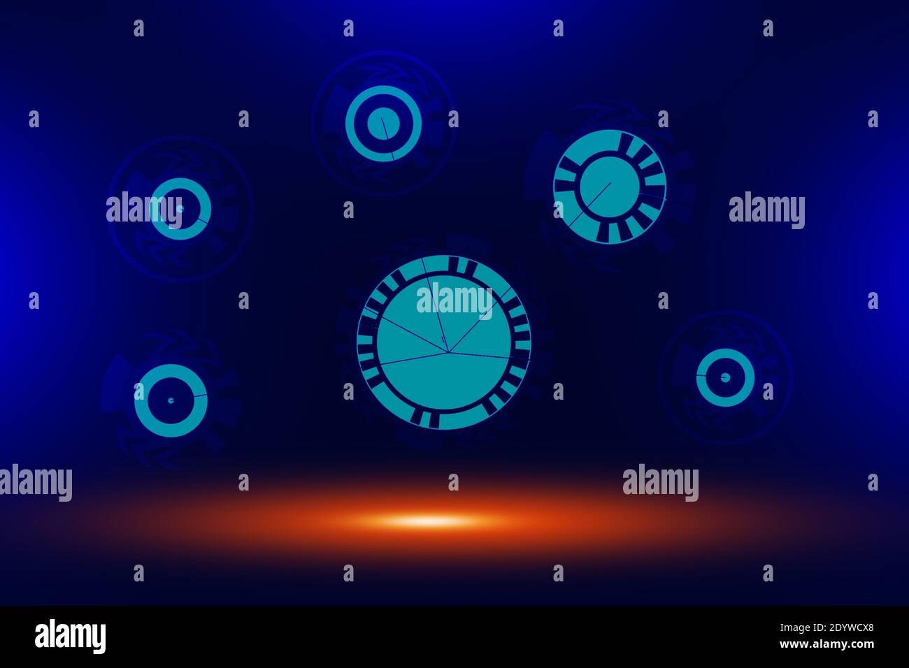 Future technological link network template pattern Stock Photo - Alamy