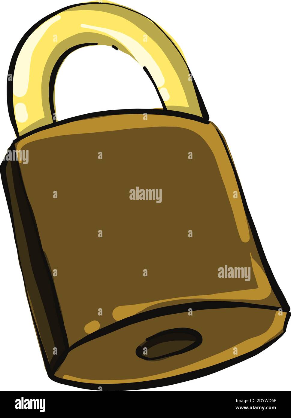 Metal lock Stock Vector Images - Alamy