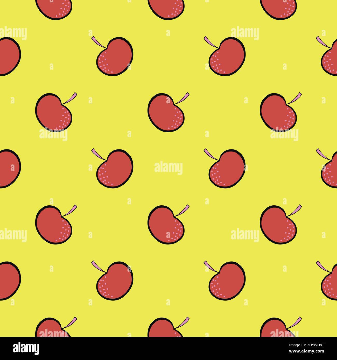 Cherry red yellow Stock Vector Images - Alamy