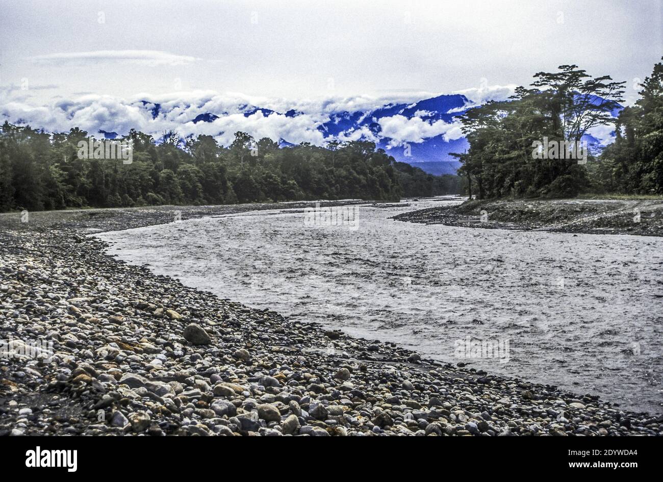 The Aikwa River, a waterway drowning under its load of mine tailings ...