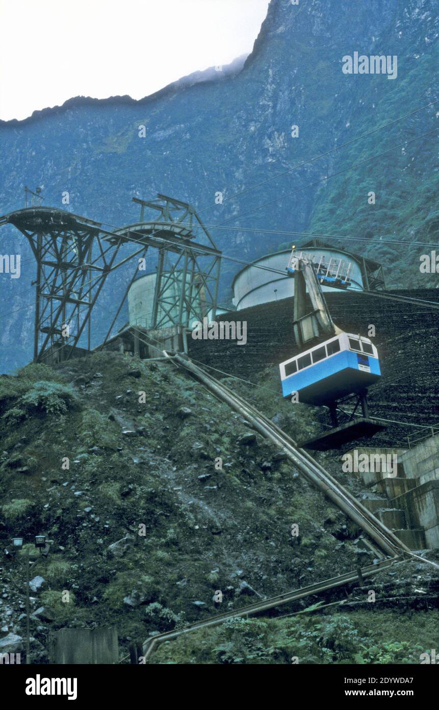 World's longest aerial tramway supports the open cut operations at PT ...