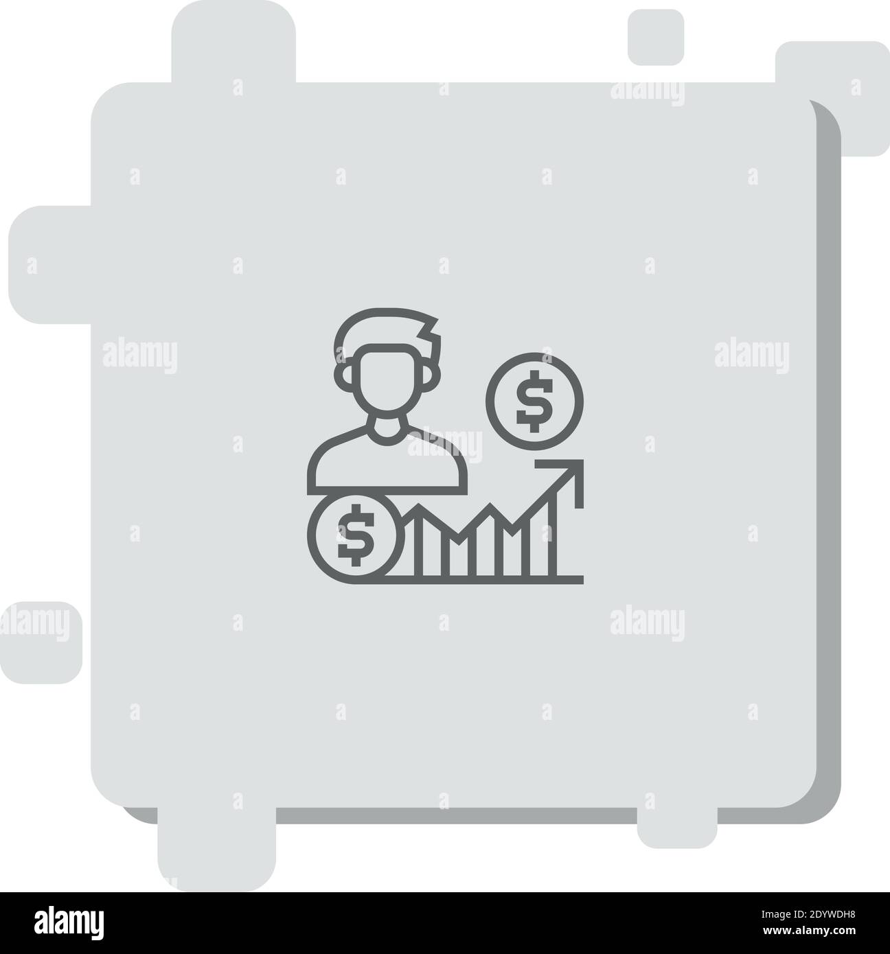 fund vector icon modern simple vector illustration Stock Vector Image ...