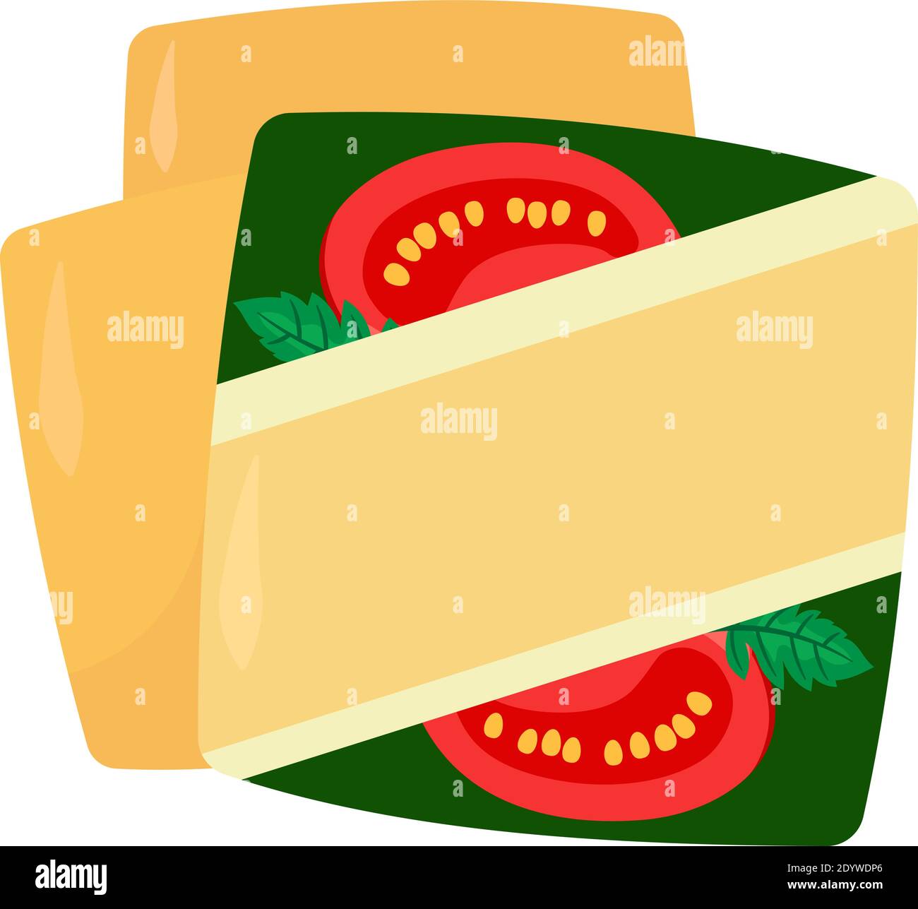 Sliced cheddar cheese gourmet Stock Vector Images - Alamy