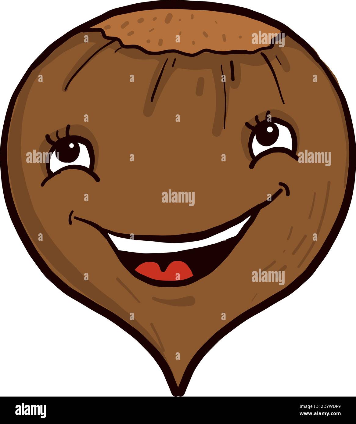 Chestnuts vector vectors Cut Out Stock Images & Pictures - Alamy