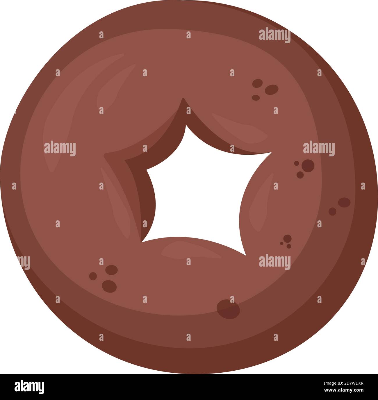 Donut vector set collection Stock Vector Images - Alamy