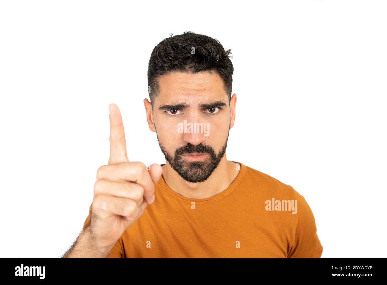 Portrait of Man with angry expression Stock Photo - Alamy