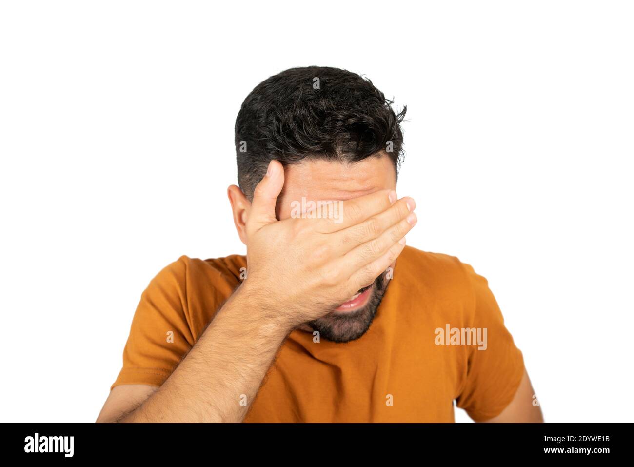 Scared scream man hi-res stock photography and images - Alamy