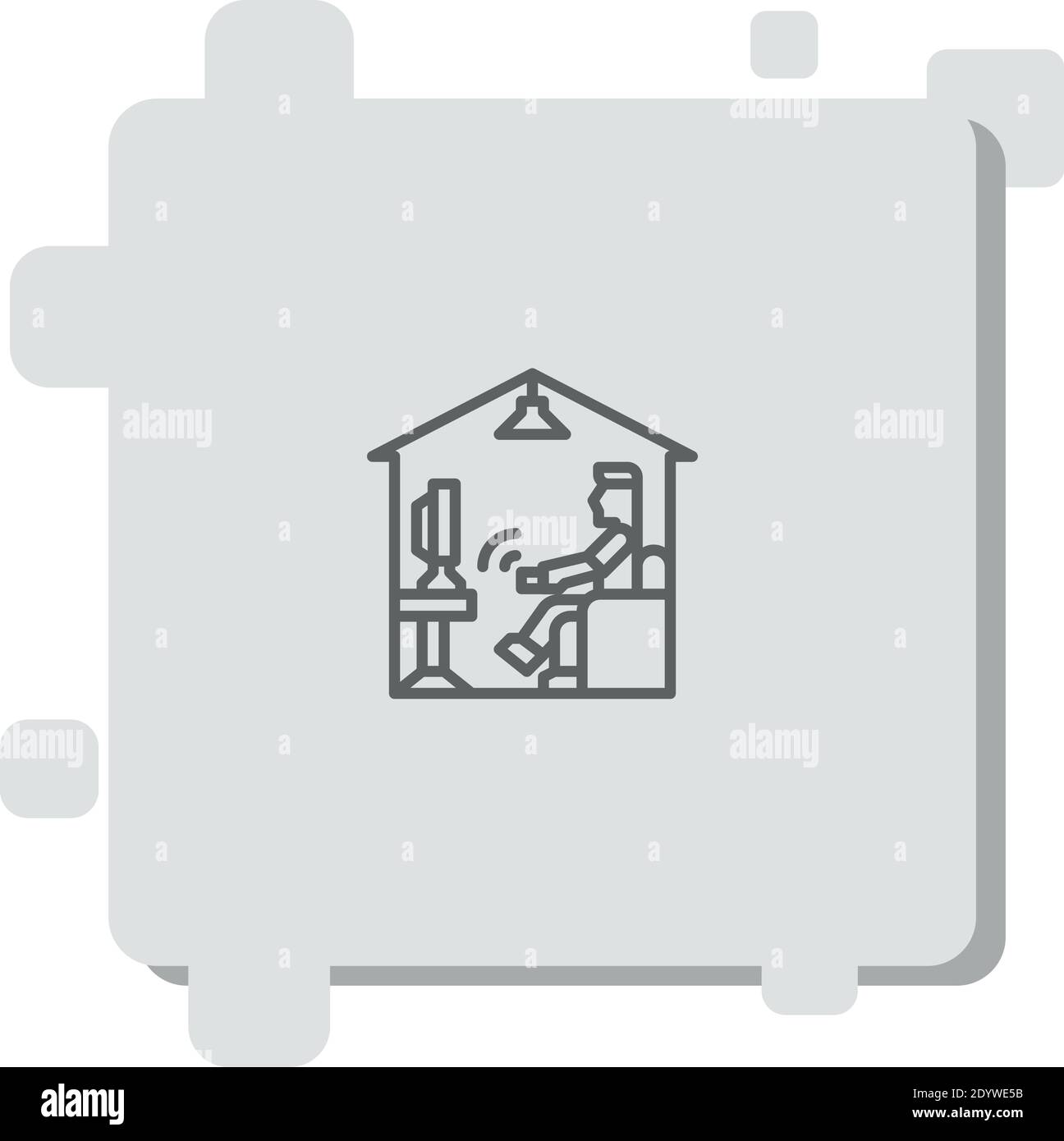 quarantine vector icon modern simple vector illustration Stock Vector ...