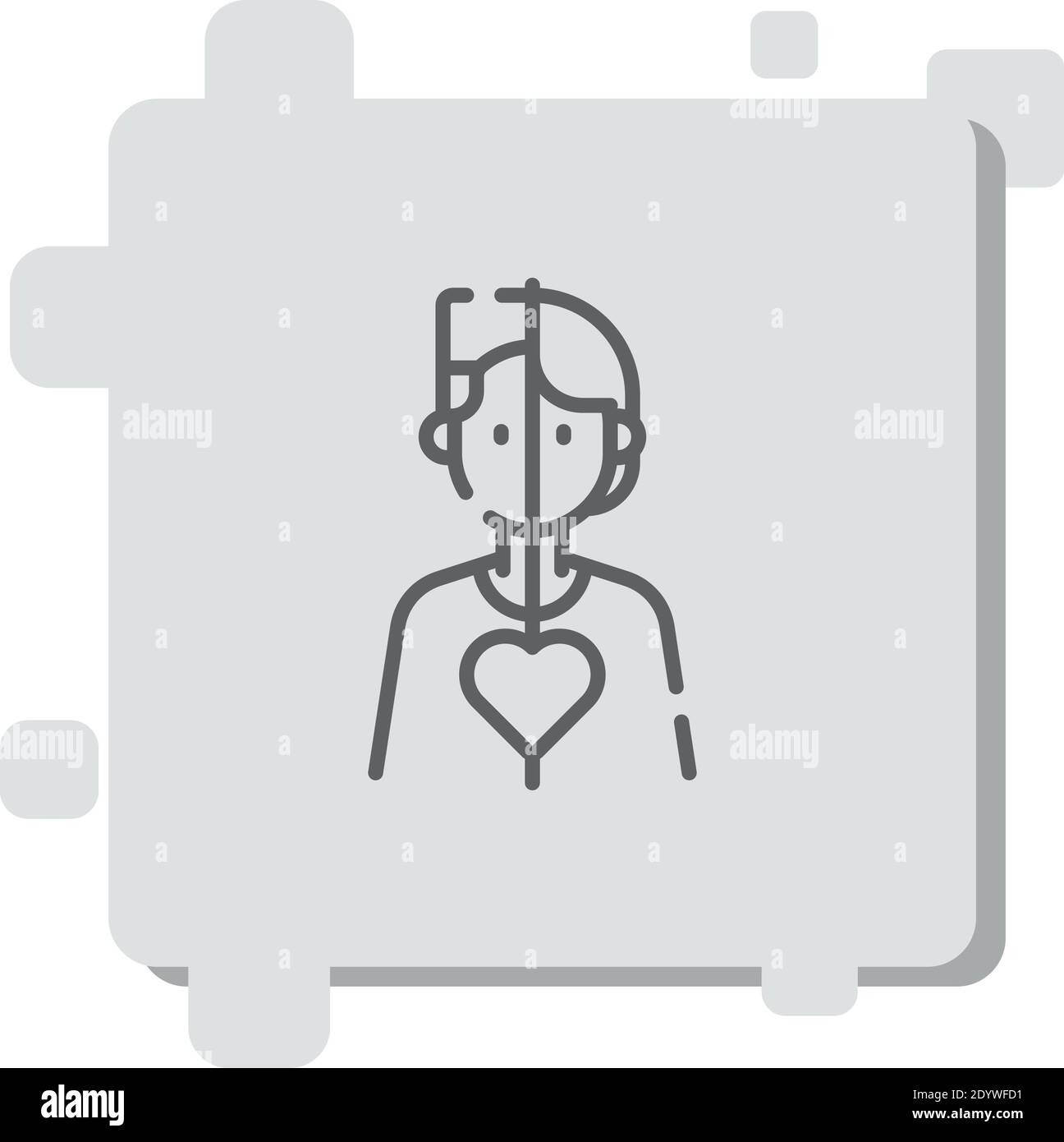 unite vector icon modern simple vector illustration Stock Vector Image ...