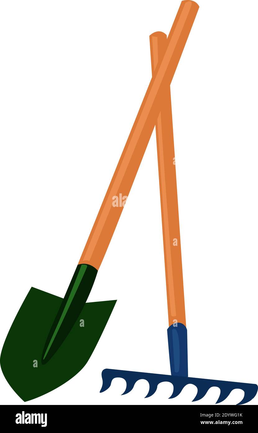 Flower garden tools on Stock Vector Images - Alamy