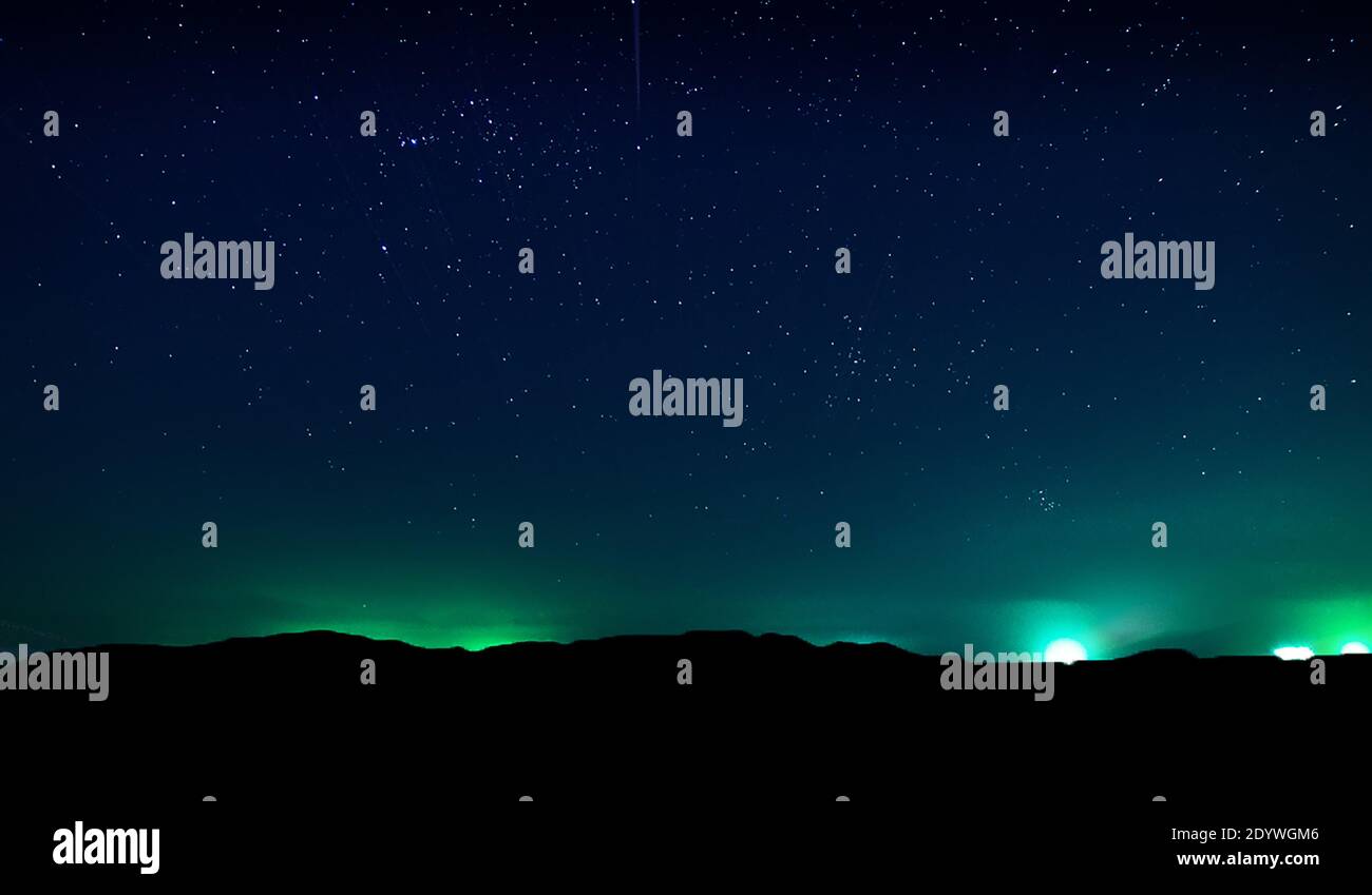 Abstract moving stars in blue hi-res stock photography and images - Alamy