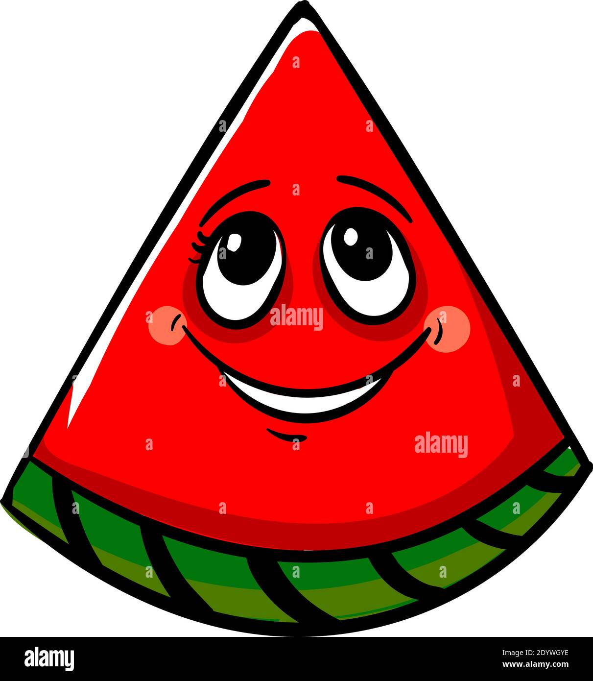 Kids eating watermelon cartoon hi-res stock photography and images - Alamy