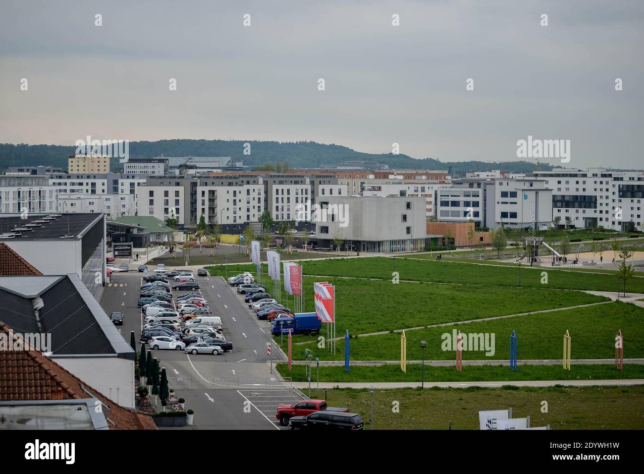 Boeblingen, Germany - July 2016 - Panoramic view of the city of ...