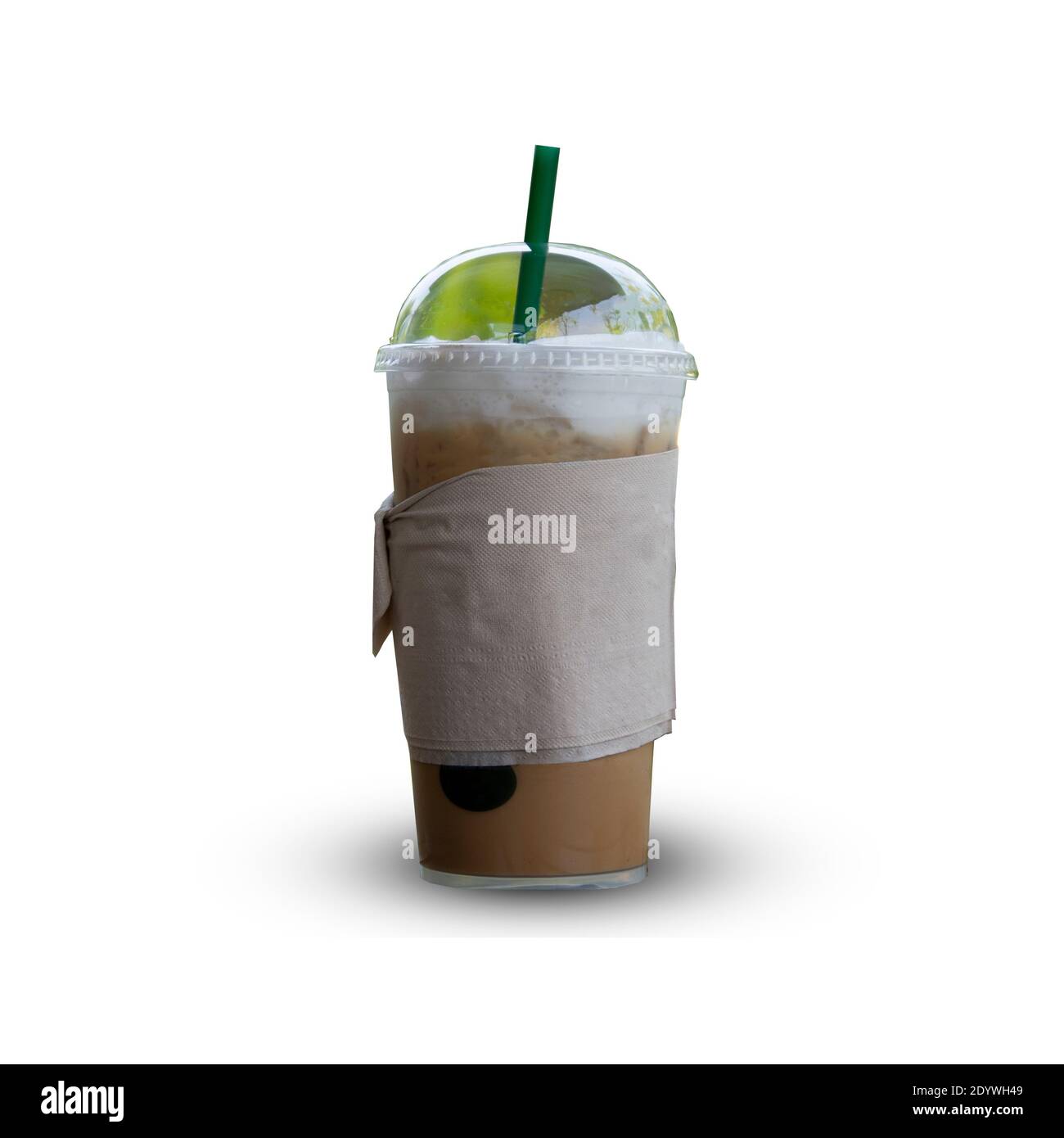 Ice coffee straw in Cut Out Stock Images & Pictures - Alamy