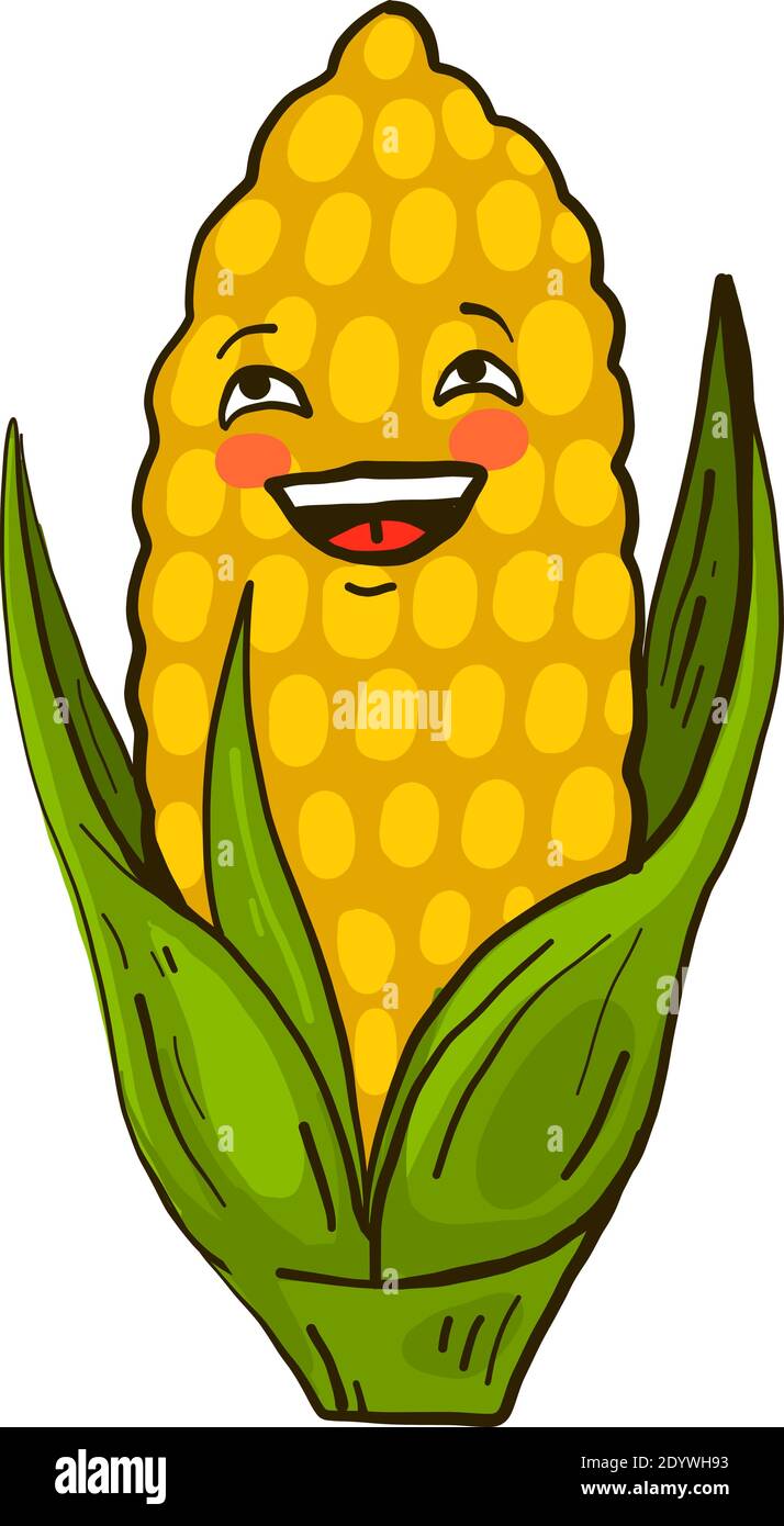 Laughing corn Stock Vector Images - Alamy