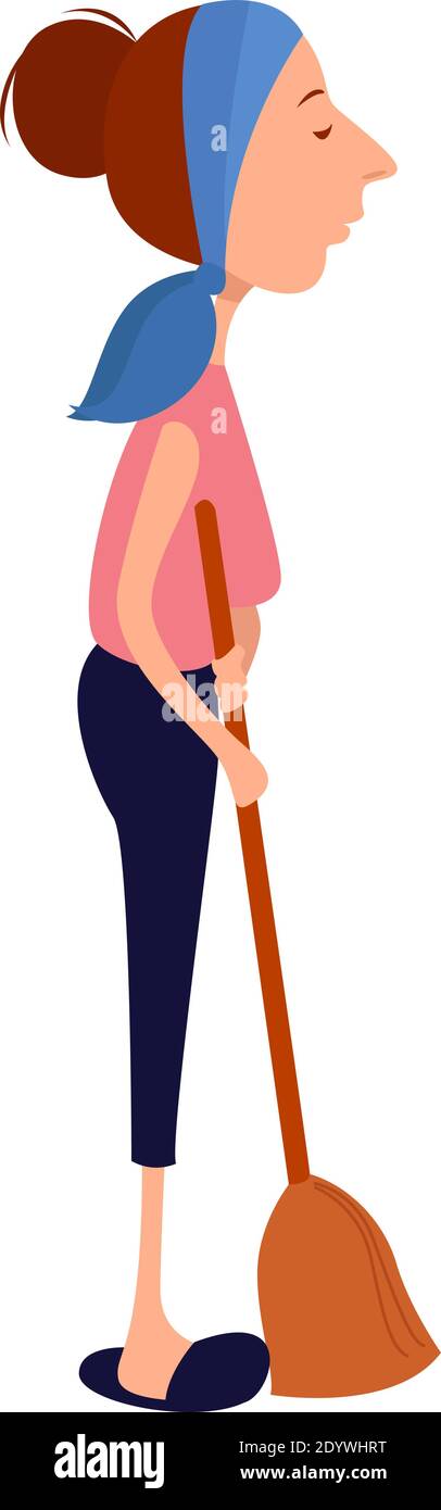 Cleaning house together Stock Vector Images - Alamy