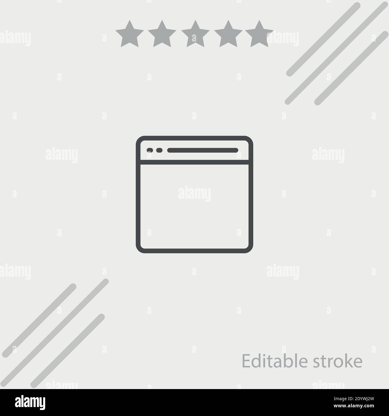 new blank page vector icon modern simple vector illustration Stock ...