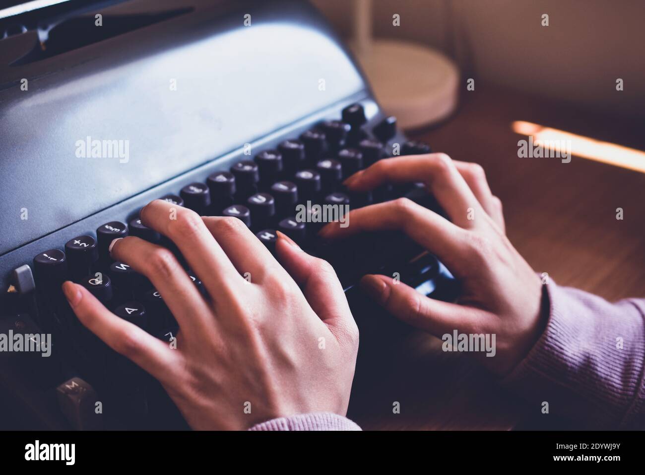 People typing on key board Stock Photo - Alamy