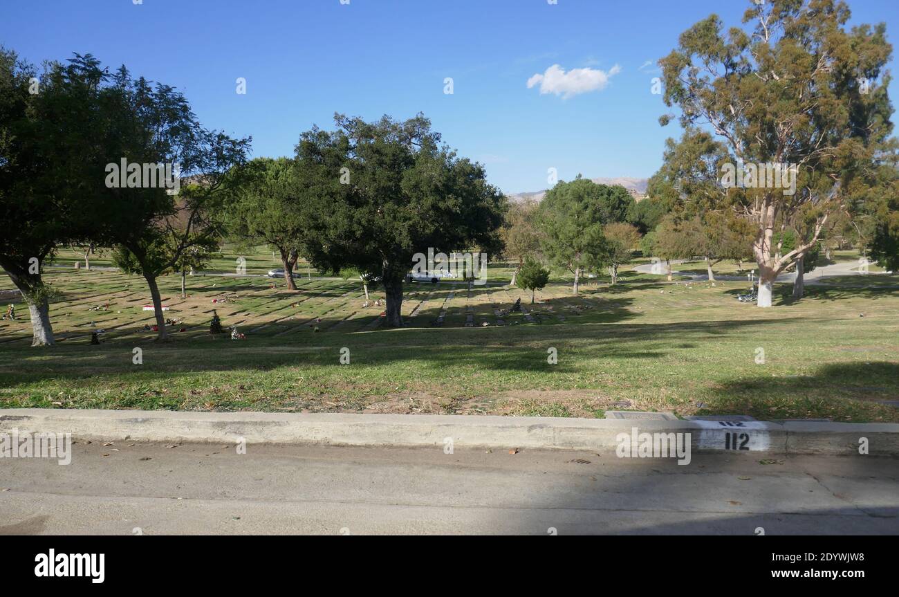 Chatsworth, California, USA 25th December 2020 A general view of atmosphere at Oakwood Memorial ...