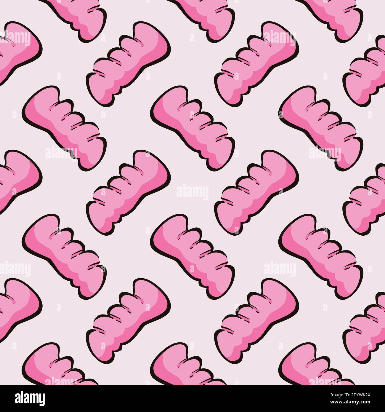 Pink bread,seamless pattern on pink background Stock Vector Image & Art ...