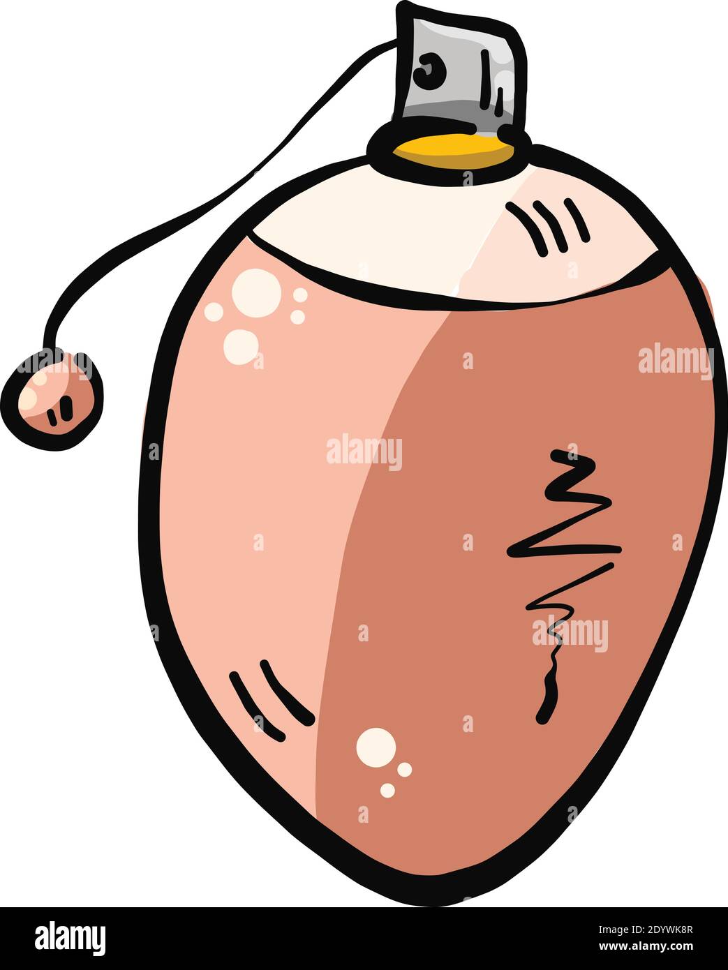 Pump perfume, illustration, vector on a white background Stock Vector ...