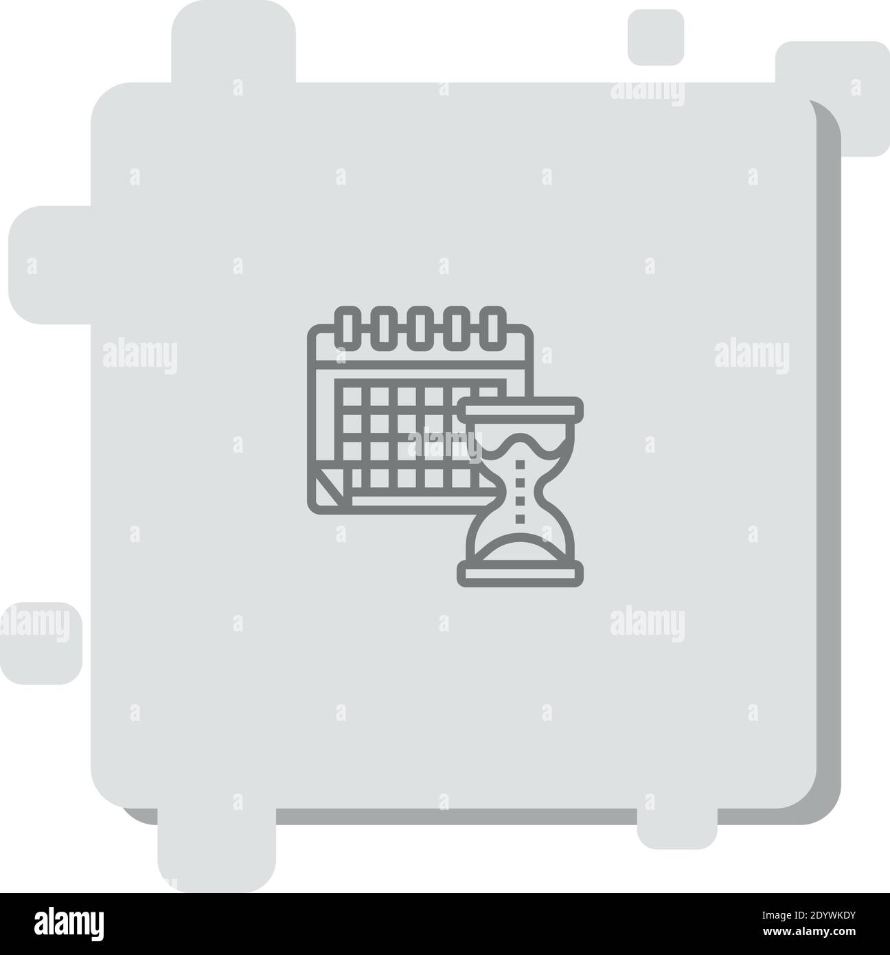 schedule vector icon modern simple vector illustration Stock Vector ...