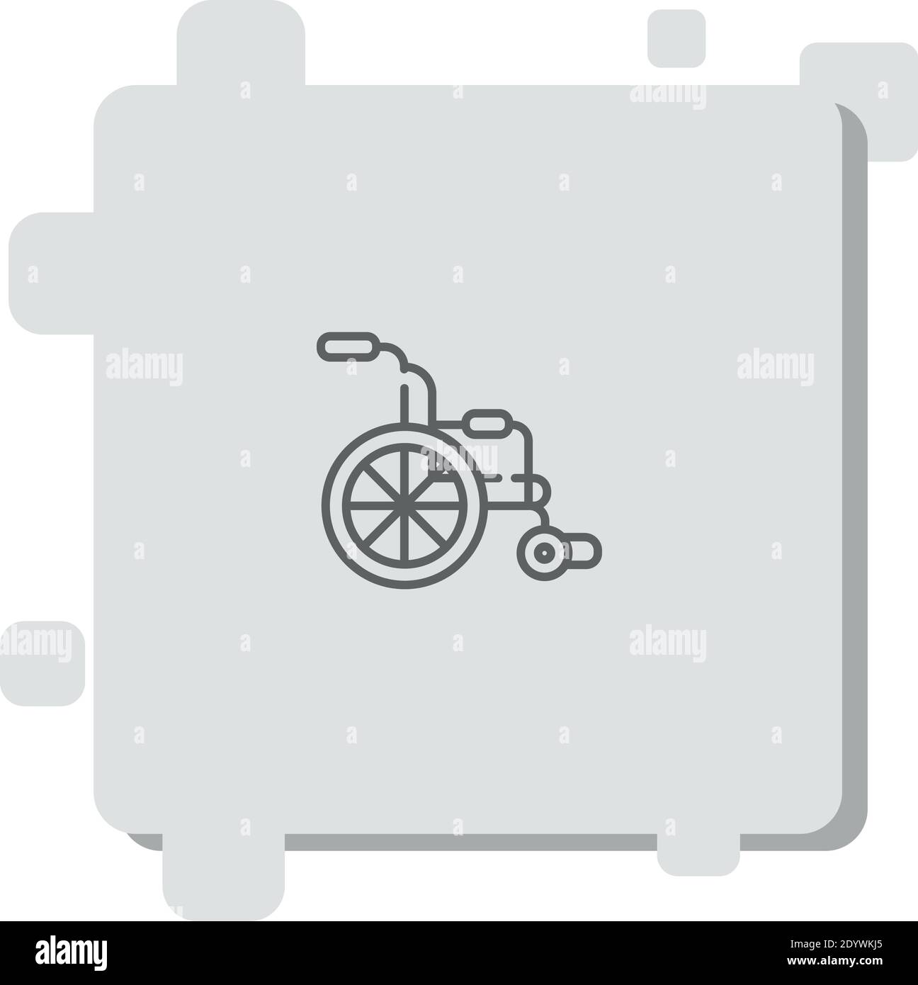 wheelchair vector icon modern simple vector illustration Stock Vector ...