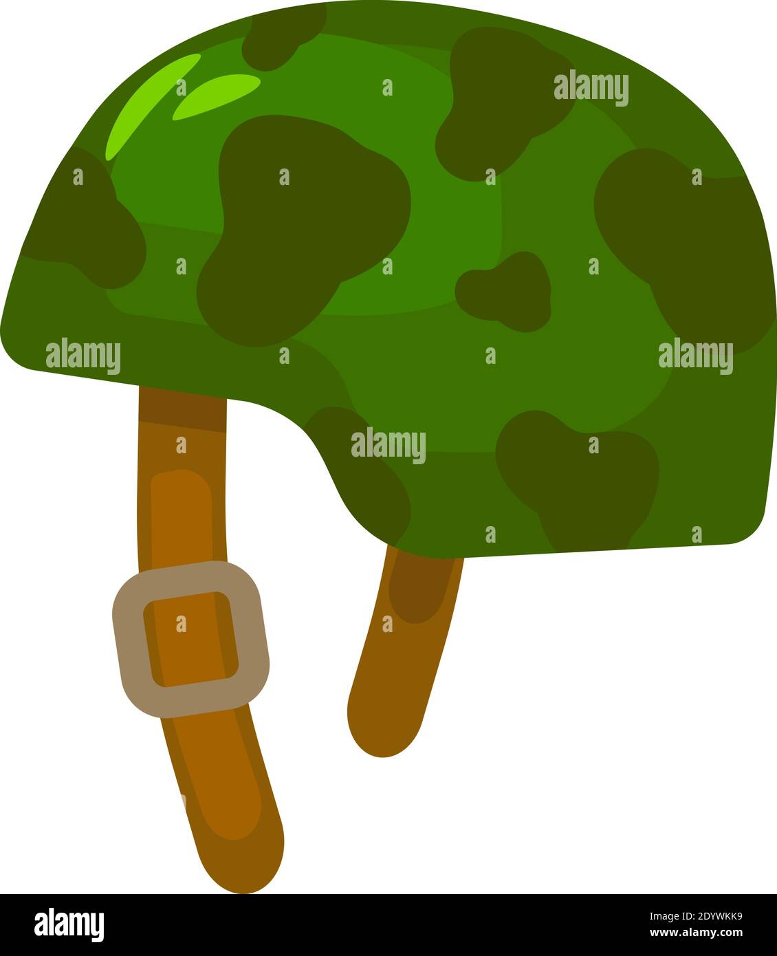 Soldiers helmet, illustration, vector on a white background Stock ...