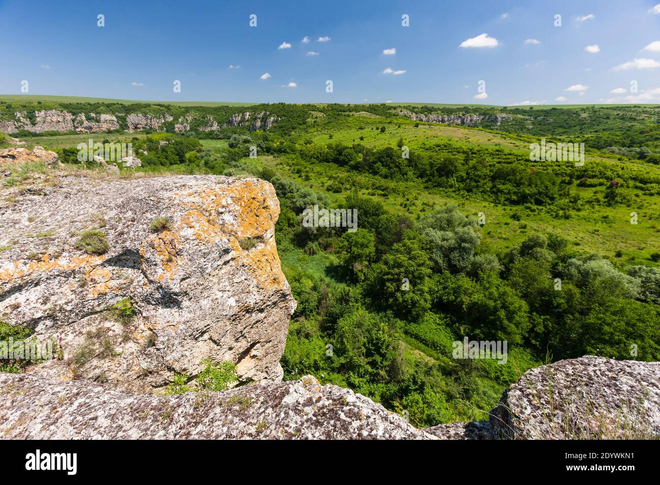 Rock-Hewn Churches of Ivanovo, landscape of cliff and environment ...