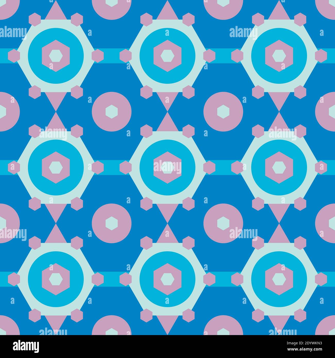 Blue shapes,seamless pattern on blue background Stock Vector Image ...