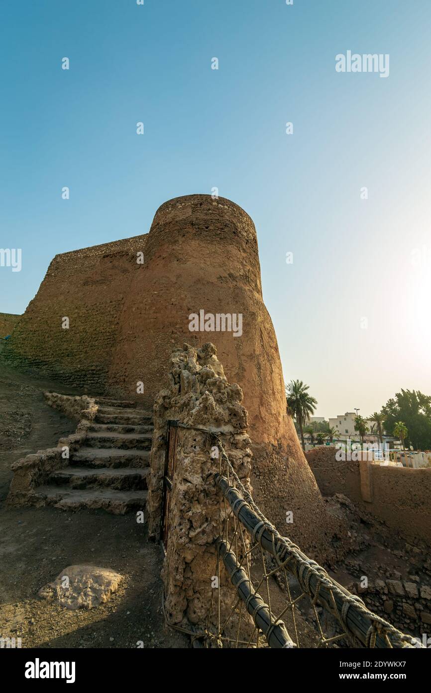 Tarout Castle, Qatif, Saudi Arabia in blue sky background Stock Photo ...