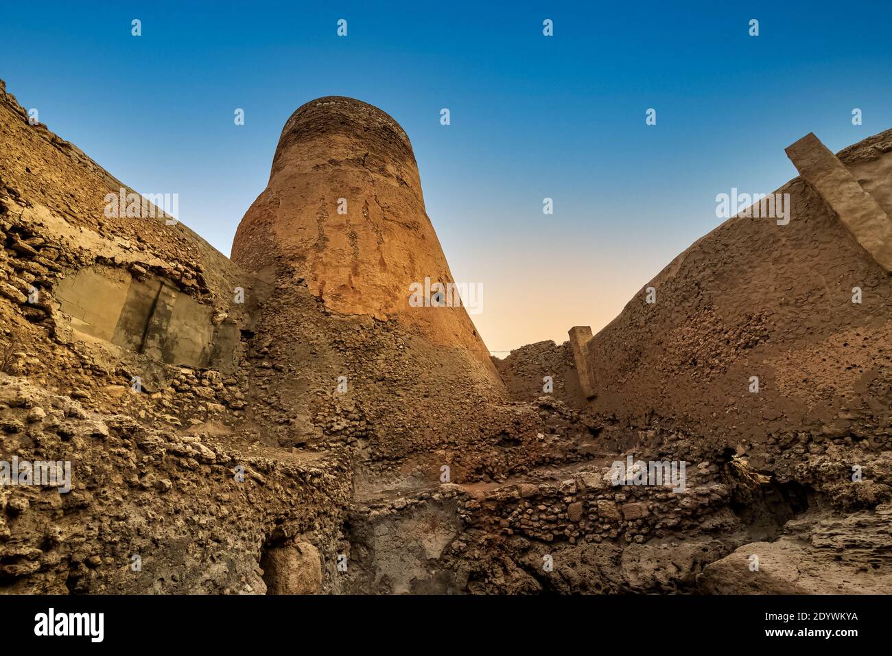Tarout Castle, Qatif, Saudi Arabia in blue sky background Stock Photo ...