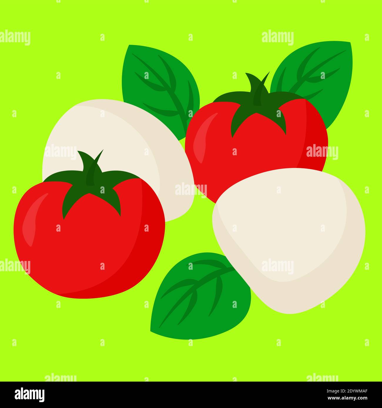Tomatoes on a plant Stock Vector Images - Alamy