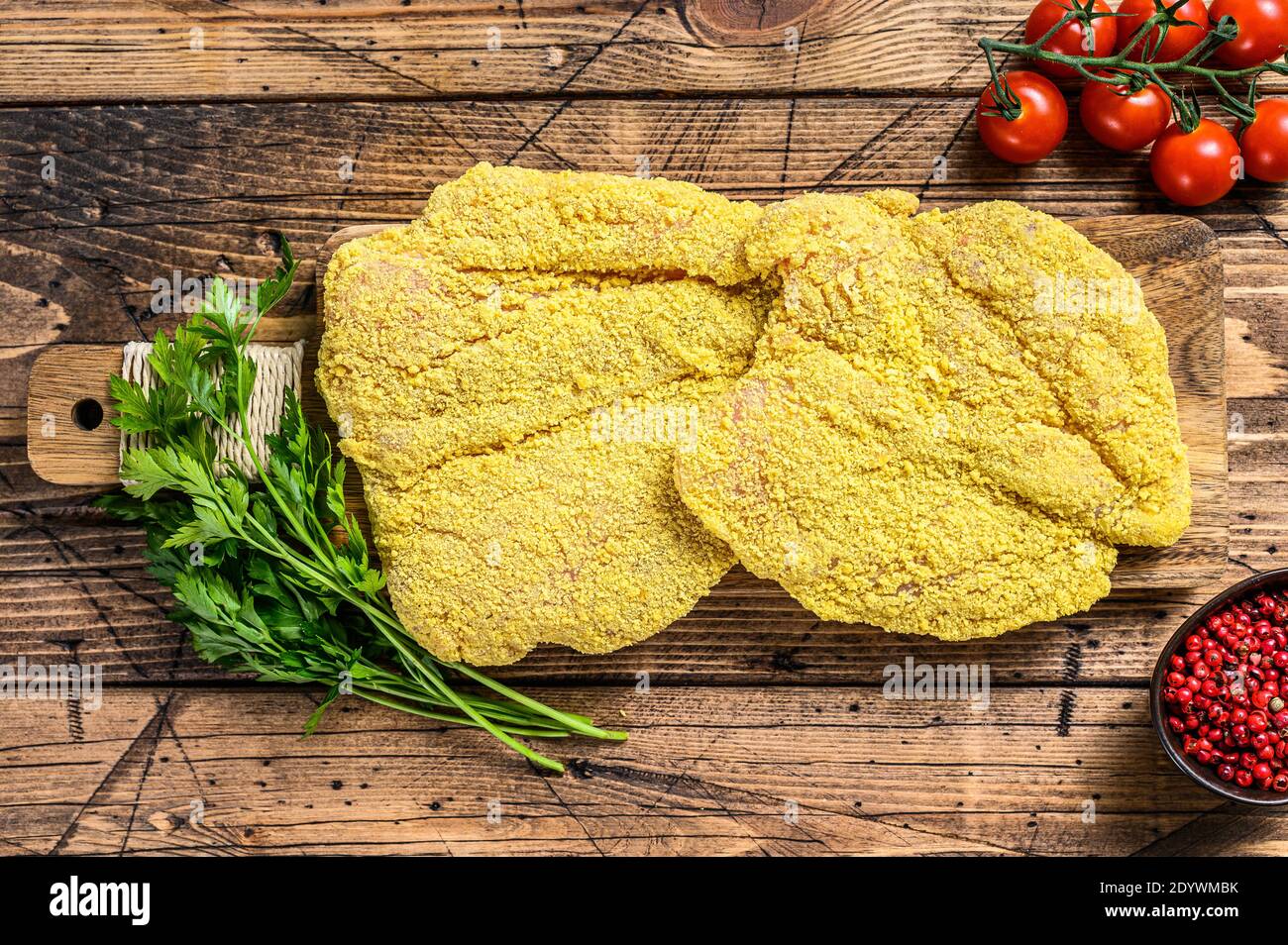 Milanese schnitzel hi-res stock photography and images - Alamy