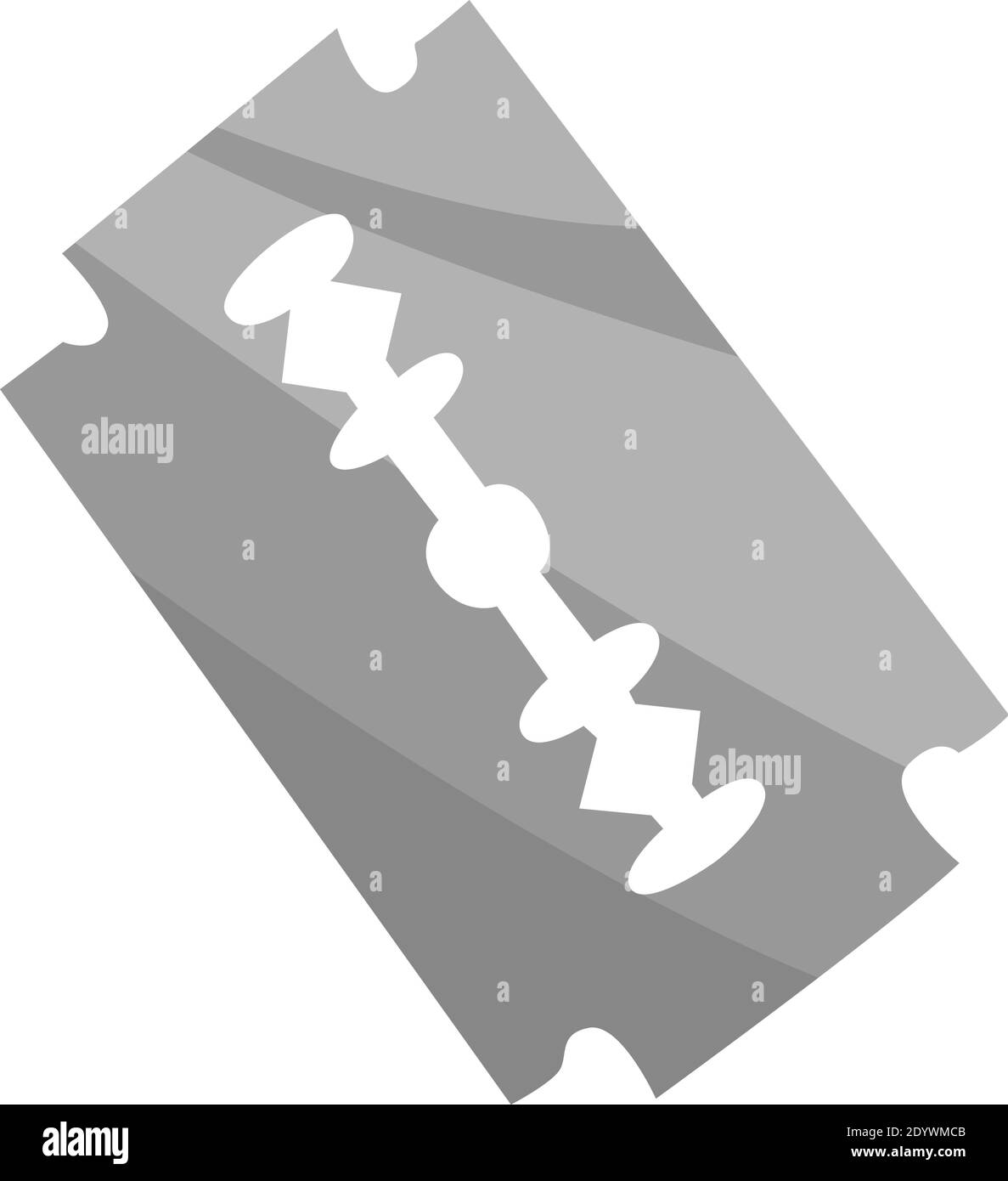 Sharp razor, illustration, vector on a white background Stock Vector ...