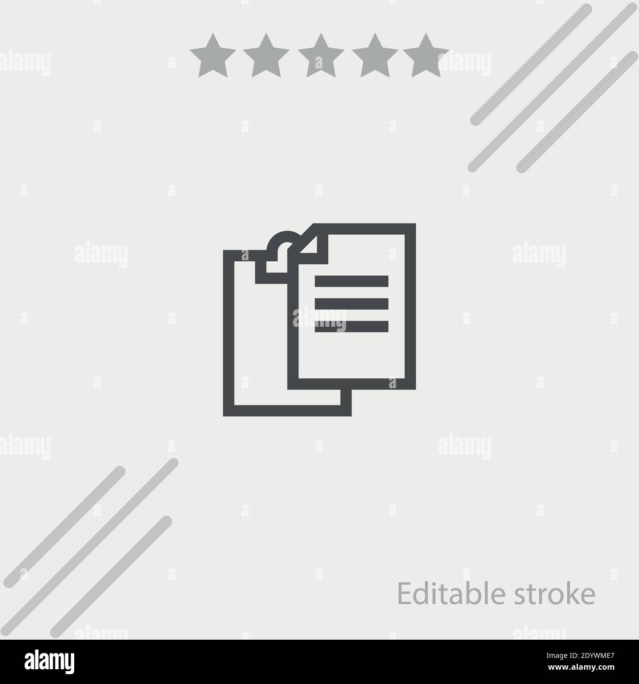 paste vector icon modern simple vector illustration Stock Vector Image ...